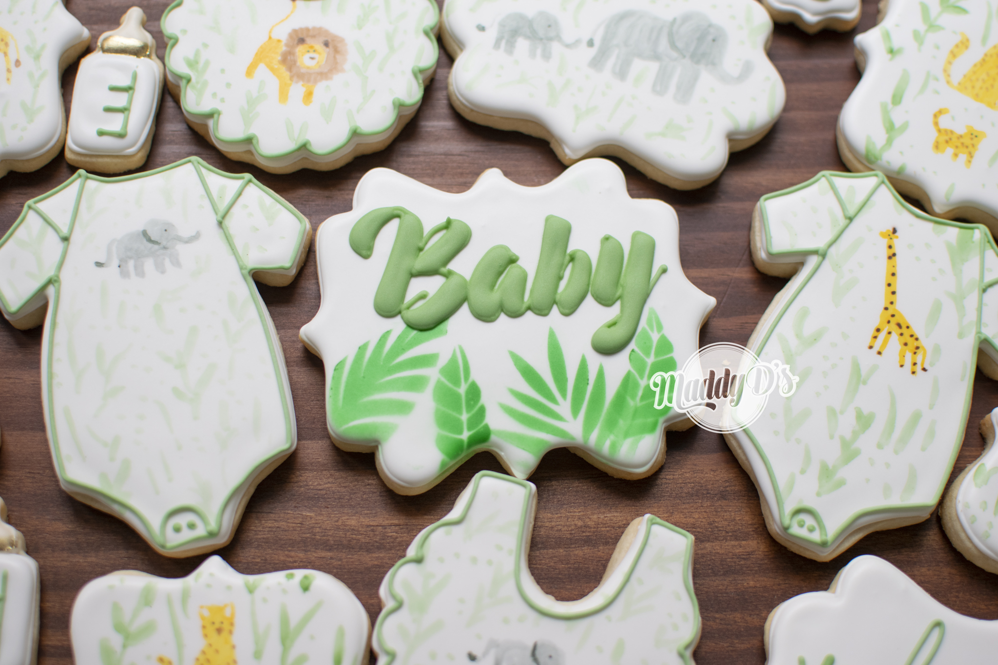 Kids and baby shower cookies