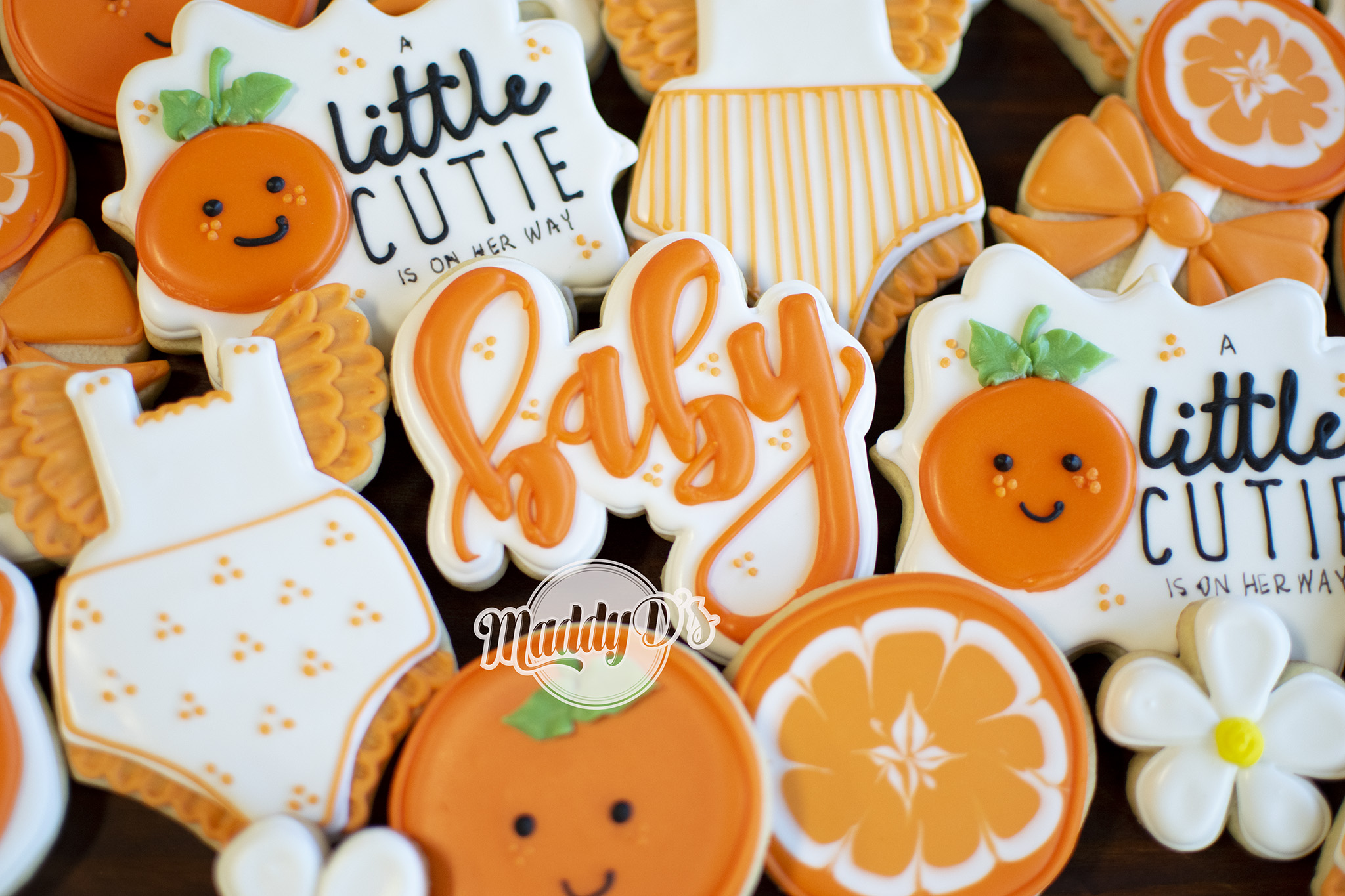 Kids and baby shower cookies