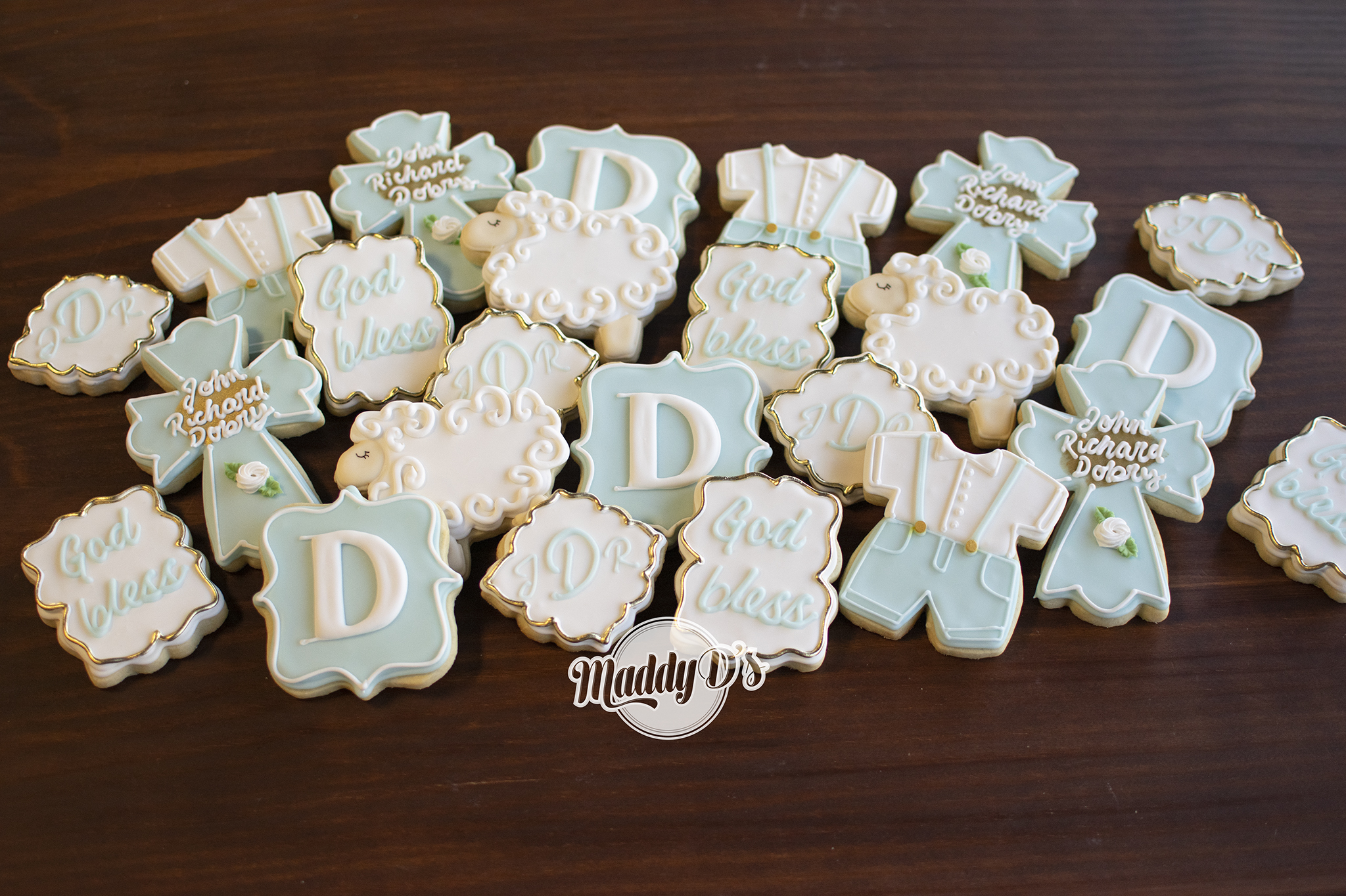 Kids and baby shower cookies