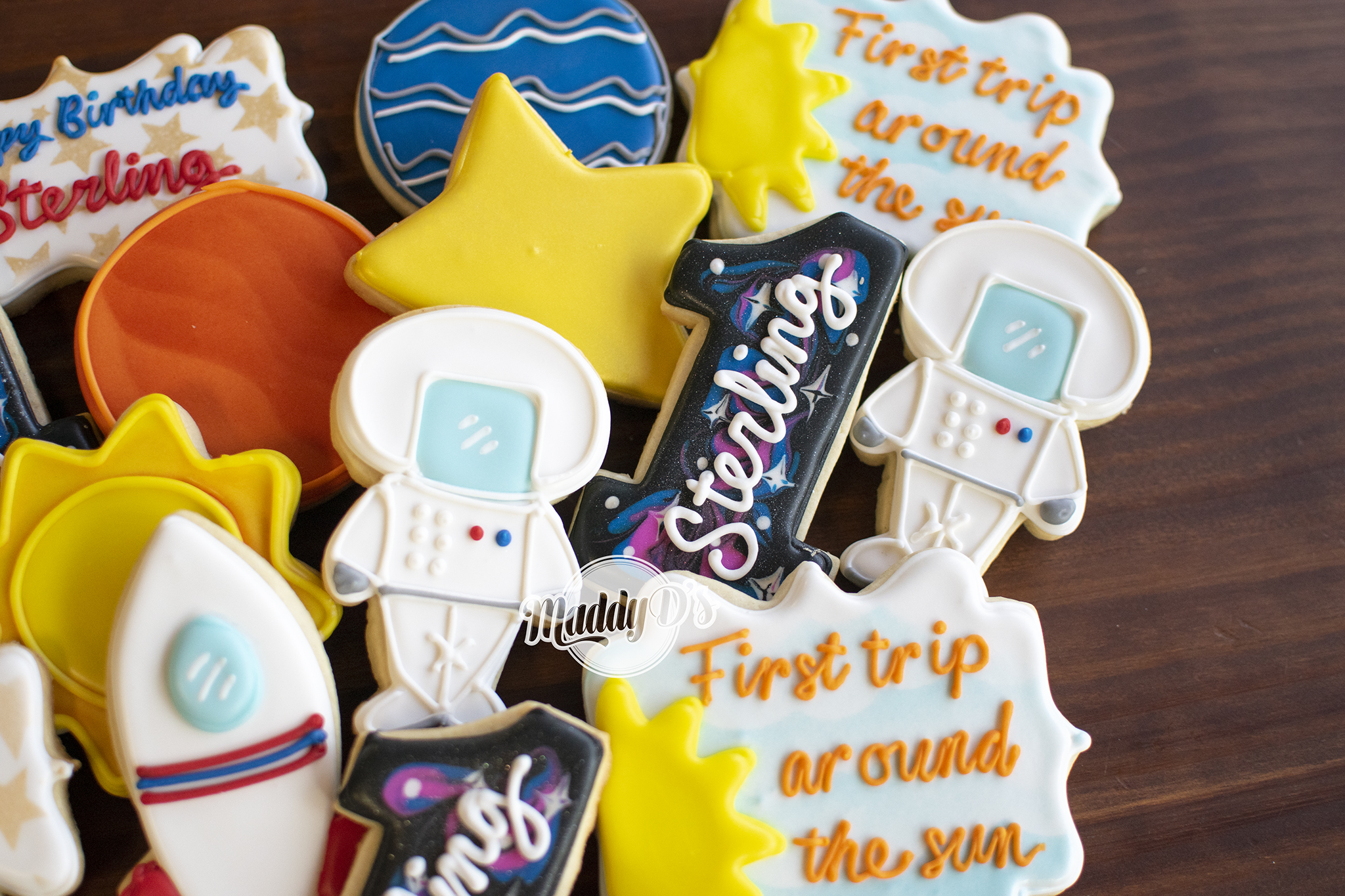 Kids and baby shower cookies