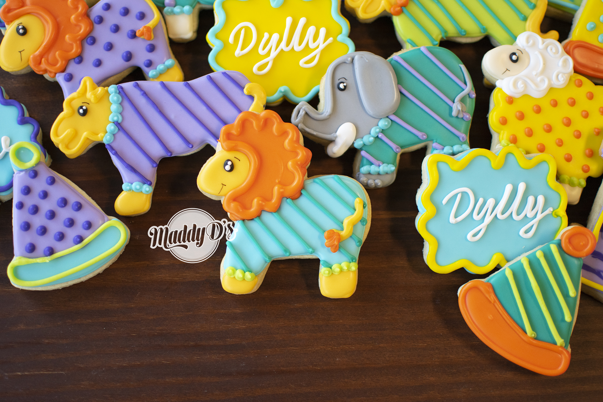 Kids and baby shower cookies