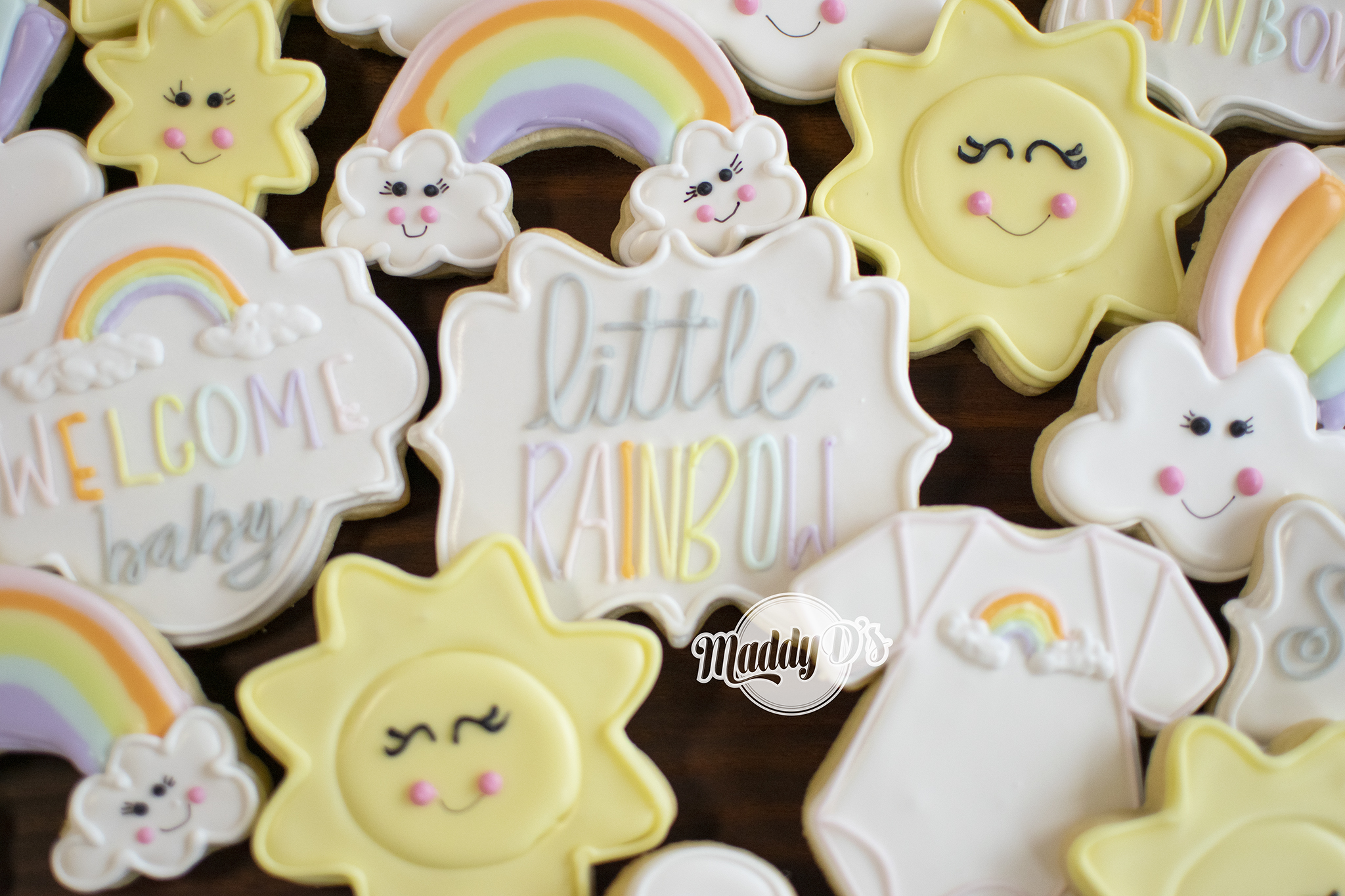 Kids and baby shower cookies