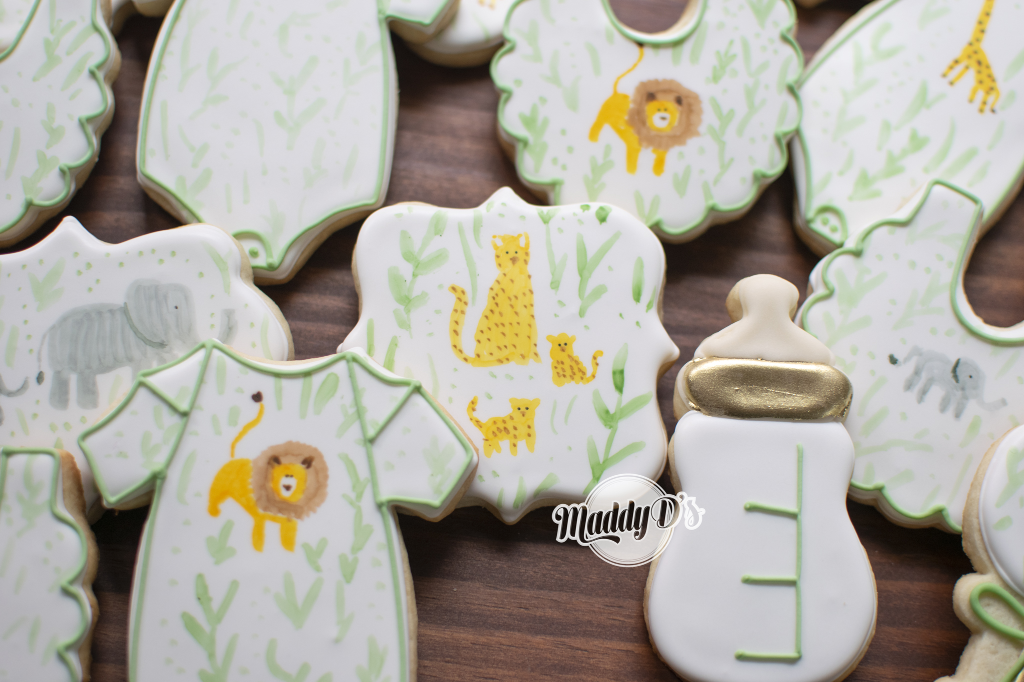 Kids and baby shower cookies