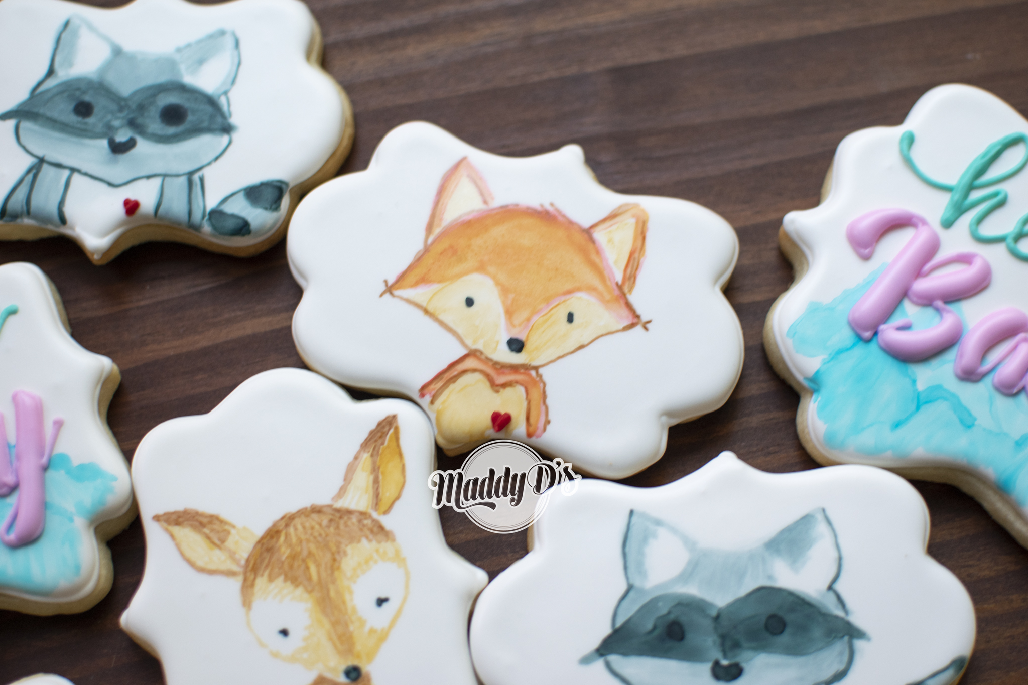Kids and baby shower cookies