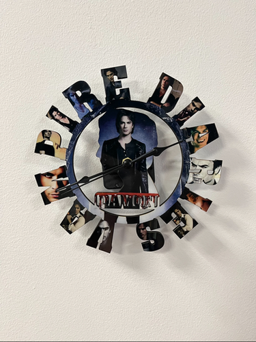 Vampire Diaries Damon Wall clock | Pixie Dust Emporium