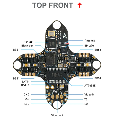 Beta FPV F4 1S 5A AIO Brushless Flight Controller (ELRS 2.4G)-V3.0 ...