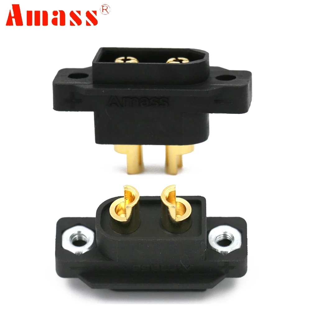 AMASS XT60E-M XT60 Male Plug Connector in black version | YYC Drones