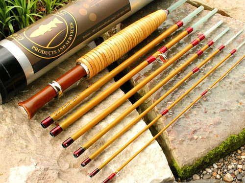 TREK 6'6" 2/3wt 8pc Pack Fly Rod - Rattan Grip | graywolf rods