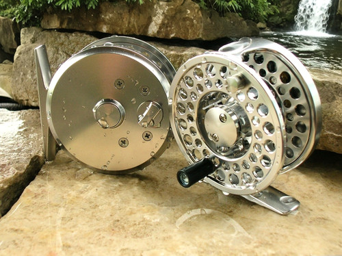 TREK Click/Pawl Fly Reel - 1-3wt- Silver | graywolf rods