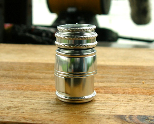 LCR1 Down Lock Reel Seat Hardware - Nickle Anodized | lemke