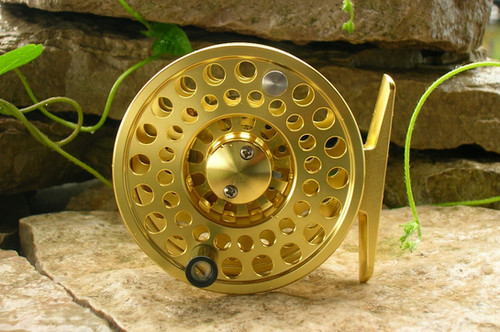 TREK Click & Pawl Fly Reel 2-4wt - Gold | graywolf rods