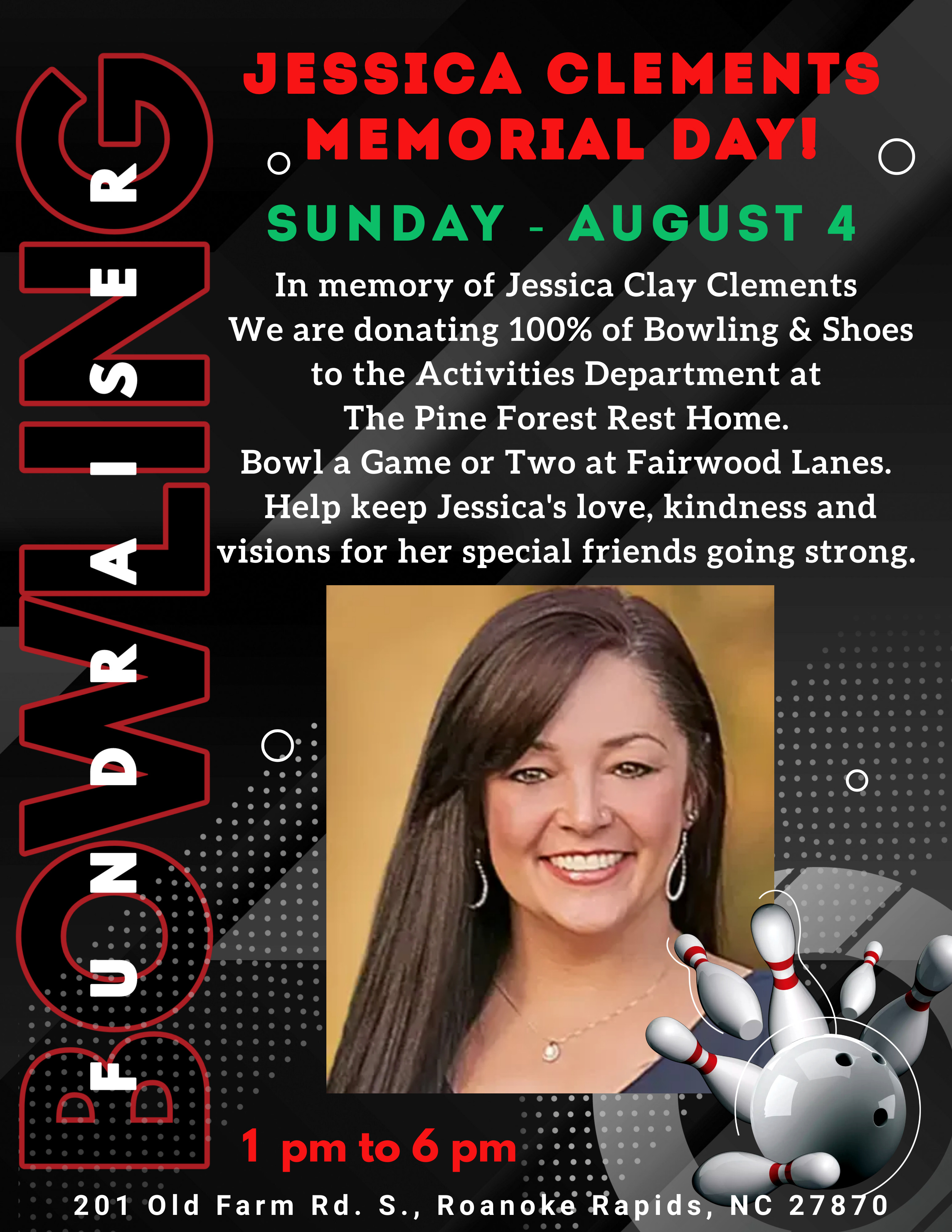 Jessica Clay Clements Day here at Fairwood Lanes | Fairwood Lanes
