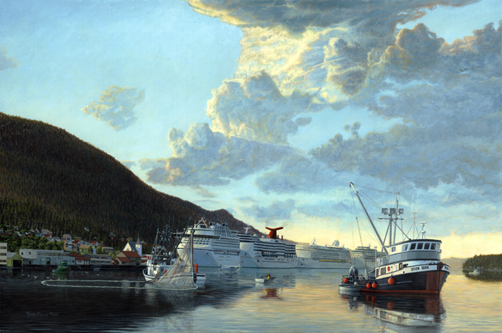 Alaskan Art showcases the art of Alaskan wildlife artist Terry Pyles