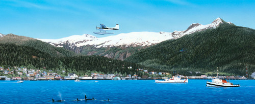 Ketchikan's Waterfront | alaskanart