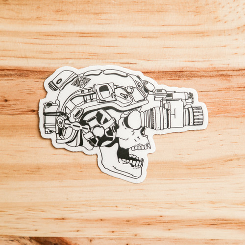 Sticker CA - NVG CAVEIRA | CADAMURO ARMOR