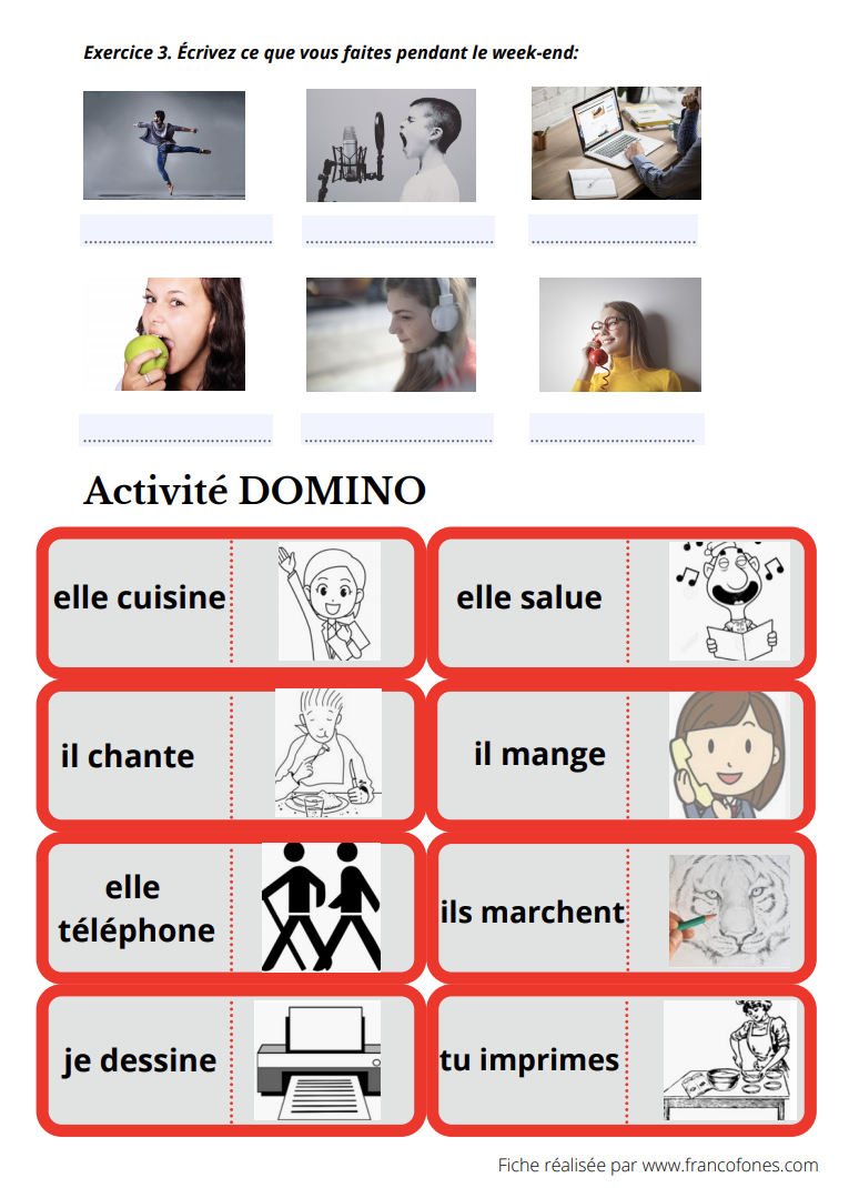 Les verbes ER