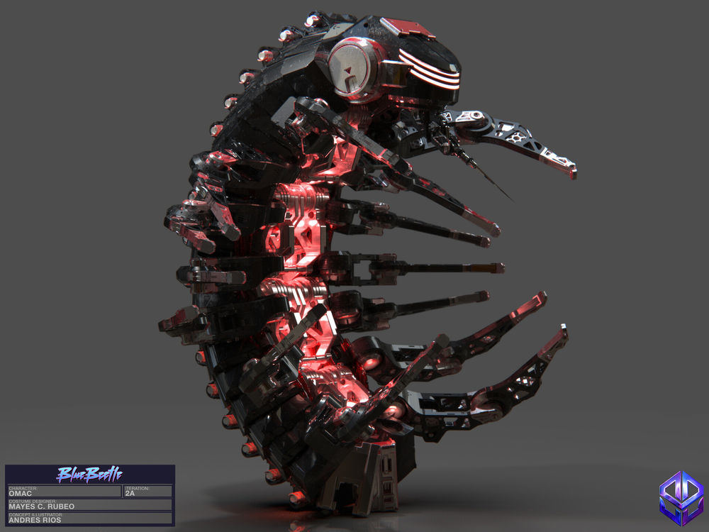 Blue Beetle - The O.M.A.C.-(One Man Army Corps) Symbiotic Device ...