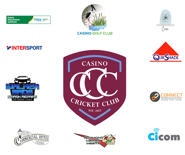 Sponsors | Casino Cricket Club