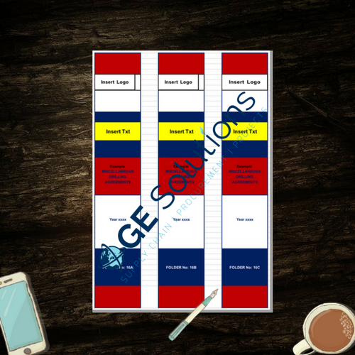 Folder File Spine Template | ogesolutions