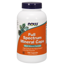 Now Full Spectrum Minerals Iron Free 240 Vegetarian Capsules | Sunshine ...