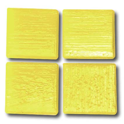 517 Lemon yellow 20mm glass mosaic tile | mosaic