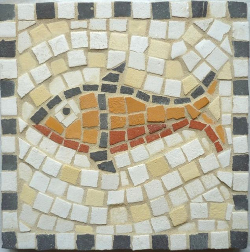 Small Roman Fish kit | mosaic