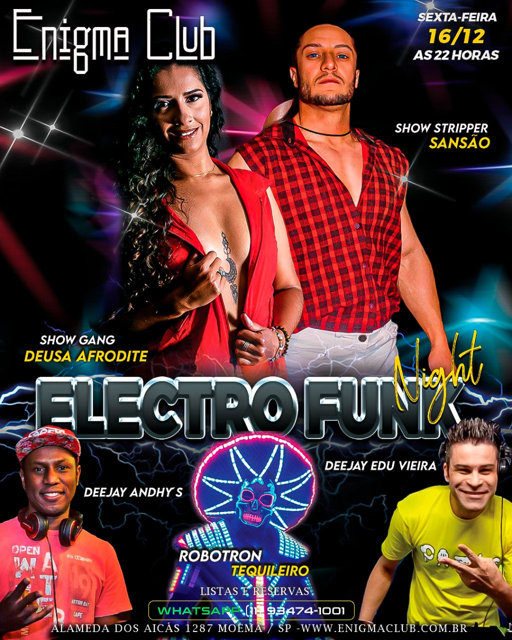 ELETRO-FUNK E SHOW DE GANG | Enigma Club