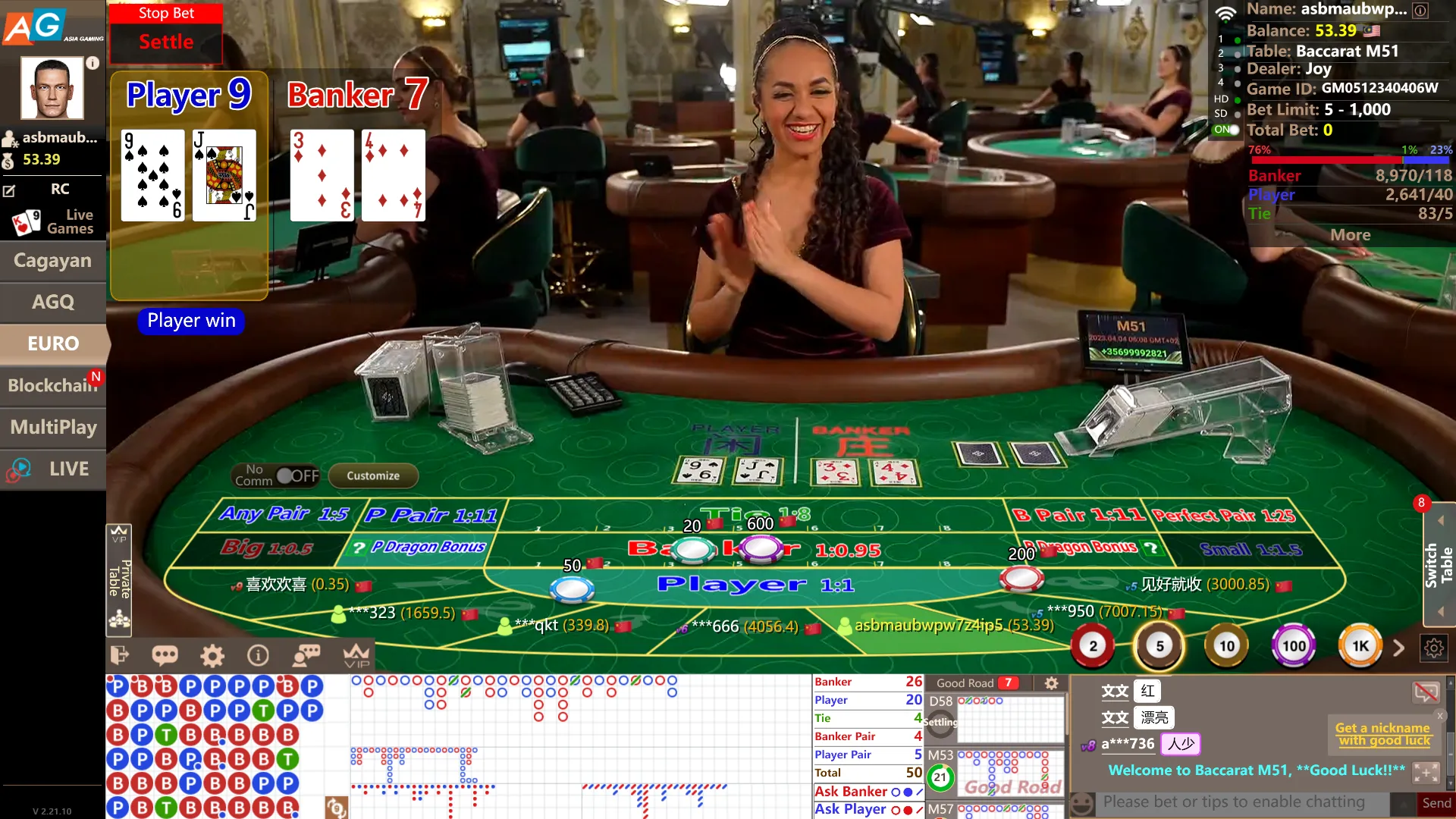 Best Baccarat Online Game | Asia Gaming – Play Now