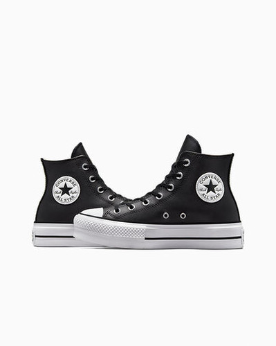 Converse Chuck Taylor All Star Lift Platform Leather Black | Allseasons