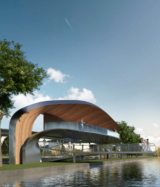 C-6 Elevated Pedestrian Bridge | WTA Design Studio