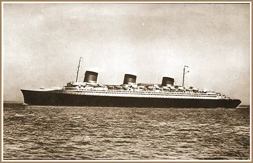 'The Ship of Light', A Brief History of SS Normandie