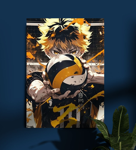 A_022 || Shoyo Hinata Haikyuu || Anime Wall Poster Self Adhesive ...