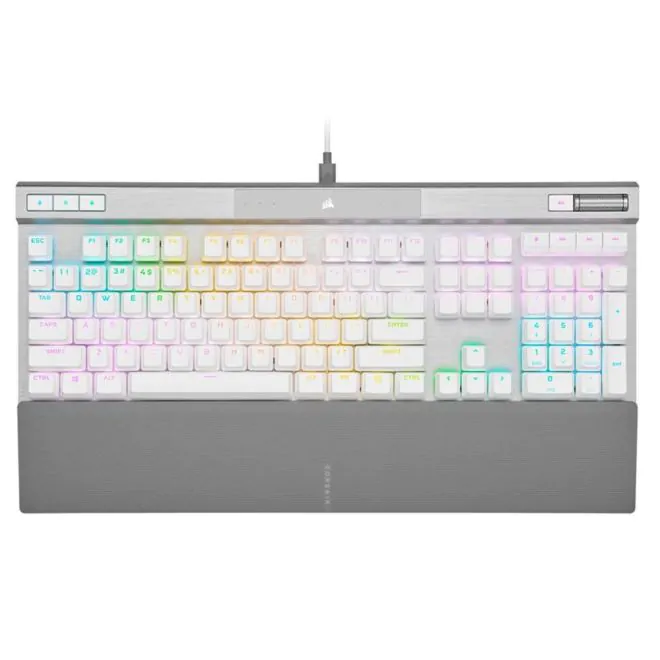 Corsair K70 RGB Pro Optical Gaming Keyboard, White OPX | Gic E-Sports