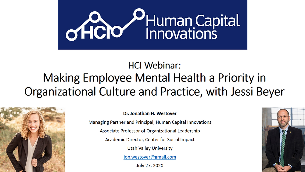 HCI Webinar: Making Employee Mental Health a Priority in Culture and ...