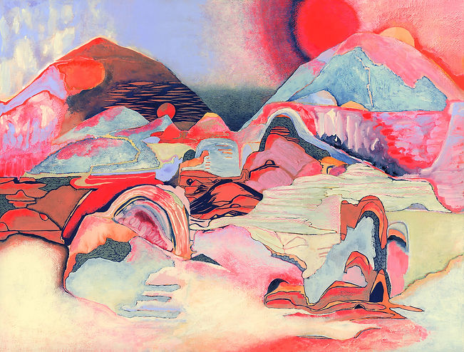 Abstract Landscape Paintings | Emily Kepulis
