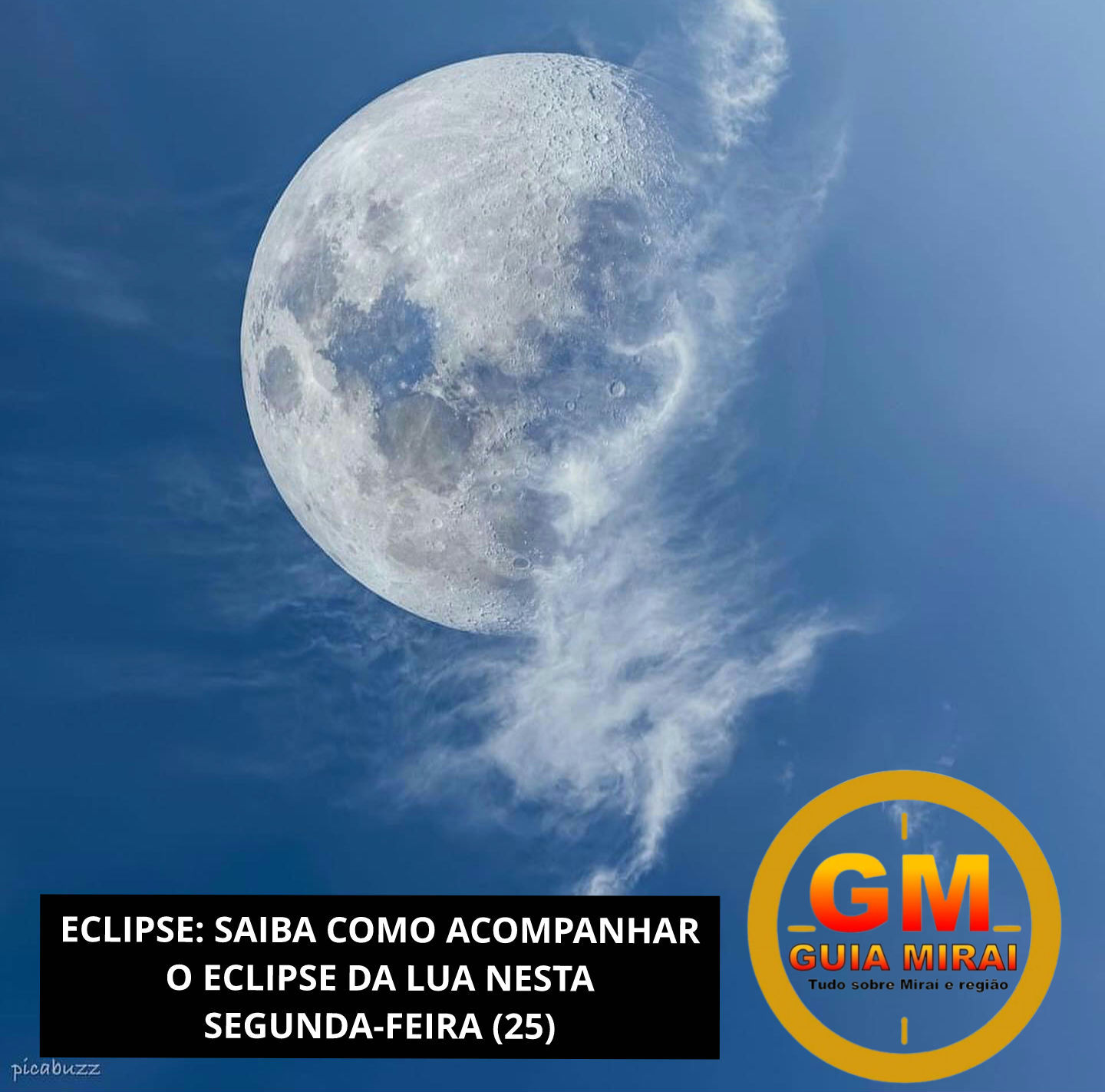 ECLIPSE: SAIBA COMO ACOMPANHAR O ECLIPSE DA LUA NESTA SEGUNDA-FEIRA (25)