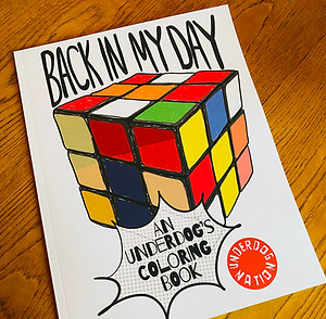 coloring book pages of underdog