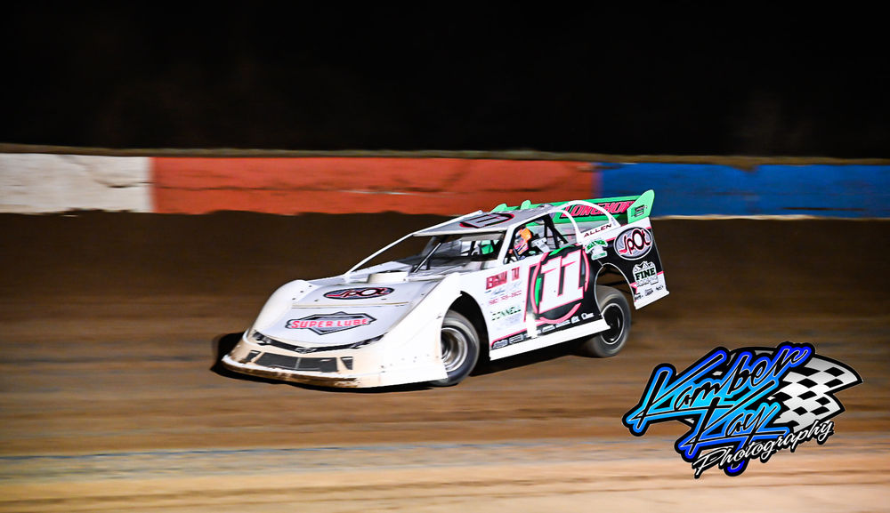 Allen ends mechanical woes with Enid Speedway win