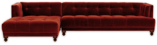 Low Back Sectional | Custom Upholstered Sectionals | WickedElements.com