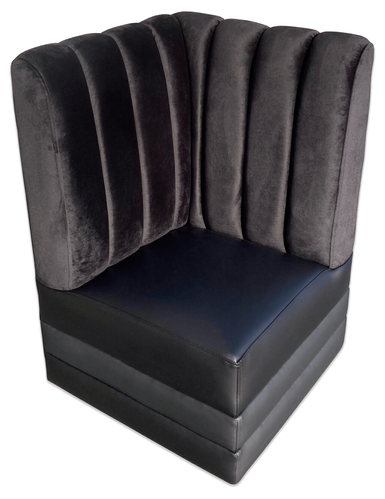 Channel Tufted Upholstered Corner Banquette | Custom Benches | Wicked ...