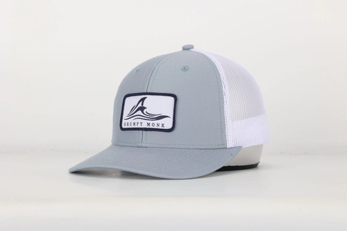 Light Blue Wave Snap Back Hat | grumpymonkmb