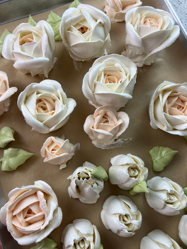 Marshmallow Zefir Flower Recipe | Macaron Flowers