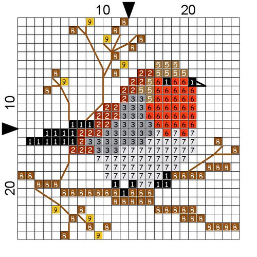 Small Box - Pattern 12 | justlovestitch