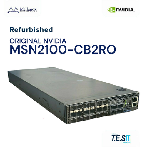 NVIDIA Mellanox® MSN2100-CB2RO Spectrum 100GbE Open Ethernet Switch ...