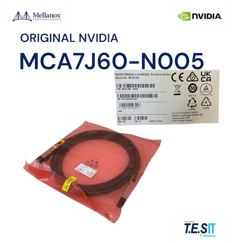 NVIDIA Mellanox® MCA7J60-N005 Active Splitter Cable 800Gb/s to 2x400Gb ...