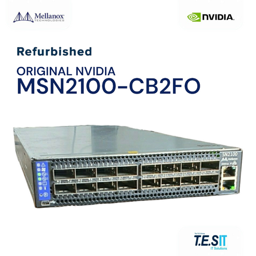 NVIDIA Mellanox® MSN2100-CB2FO Spectrum 100GbE Open Ethernet Switch , 1 ...