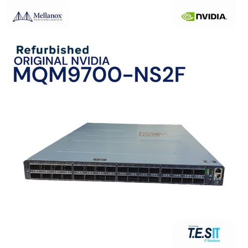 NVIDIA Mellanox® MQM9700-NS2F 400Gb/s InfiniBand Managed Switch 32 OSFP ...