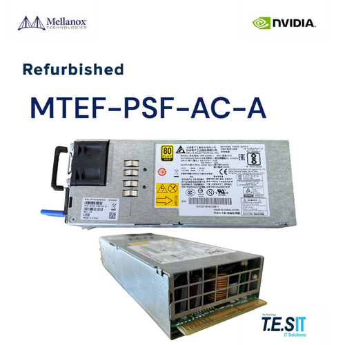 NVIDIA Mellanox® MTEF-PSF-AC-A 460W AC POWER SUPPLY W/ P2C AIR FLOW ...