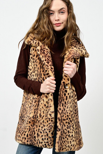 The Queen of Leopard Vest | Marlo Miller Boutiqu