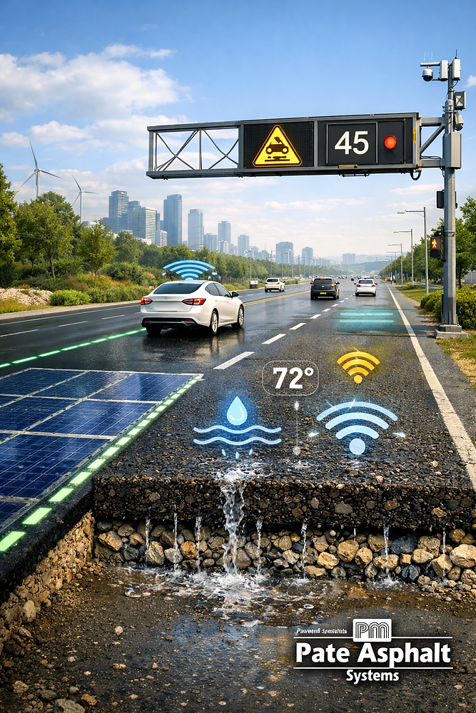 The Future of Asphalt Technology: Smart Surfaces, Permeable Pavement & More